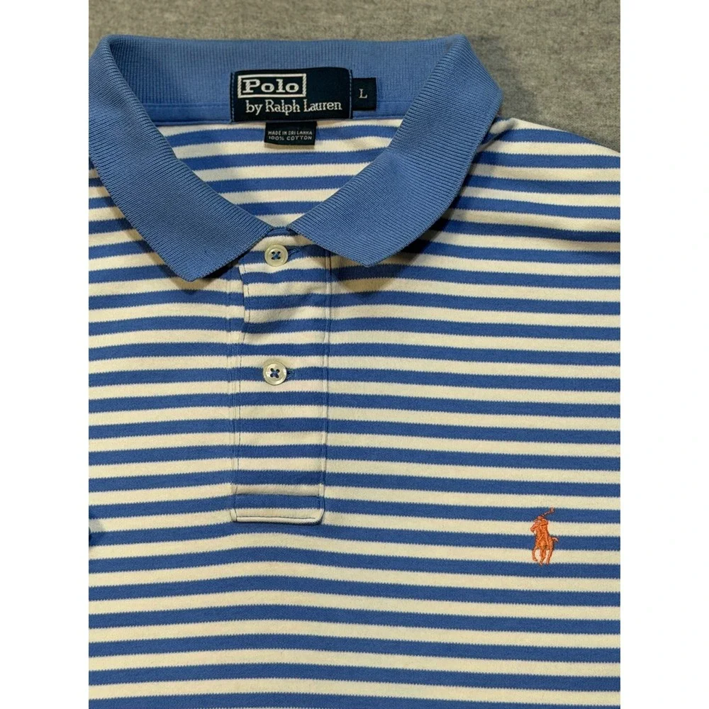 Polo Ralph Lauren | Shirts | Polo Ralph Lauren Mens Large Blue White ...